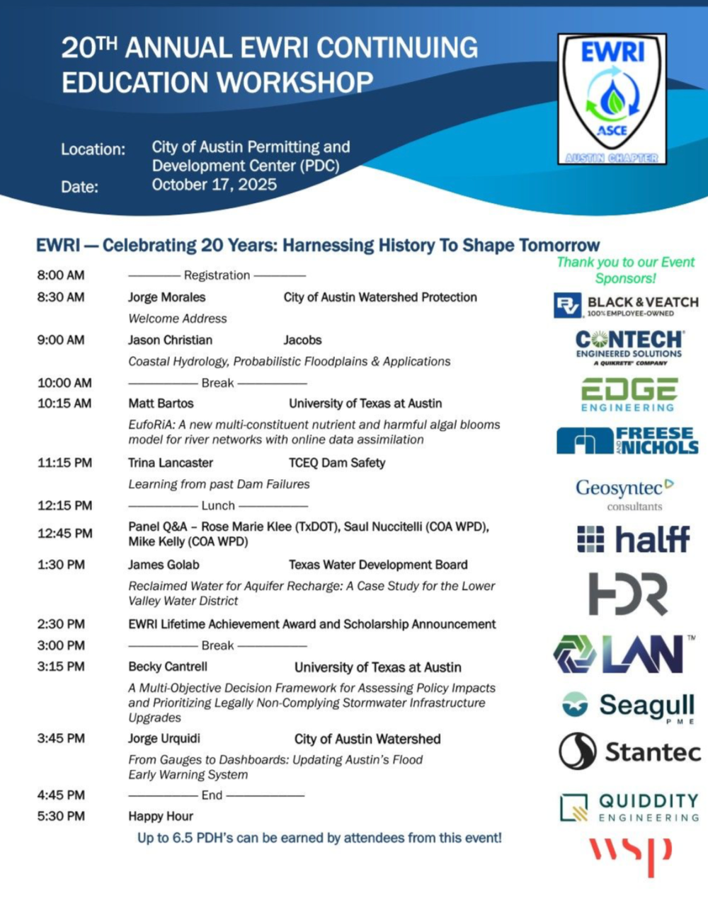 EWRI — American Society of Civil Engineers - Austin