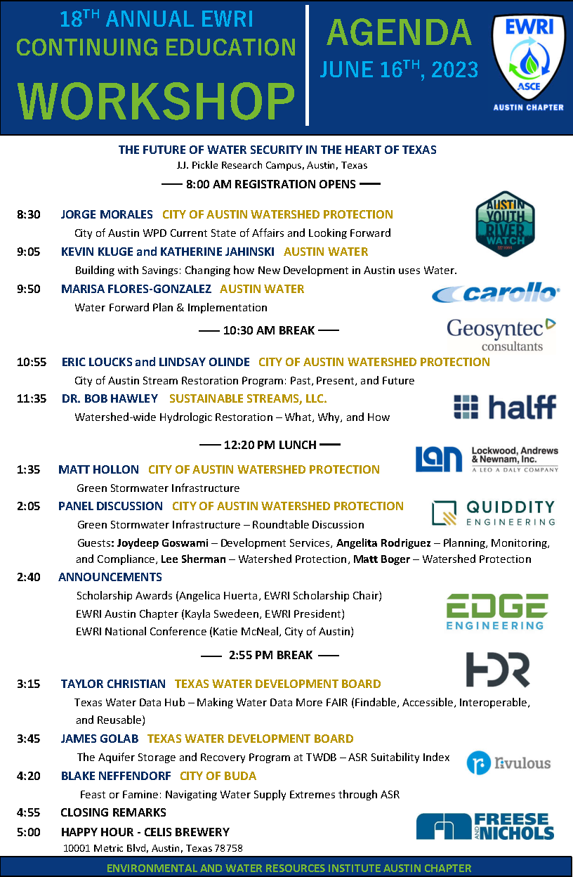 EWRI — American Society of Civil Engineers - Austin