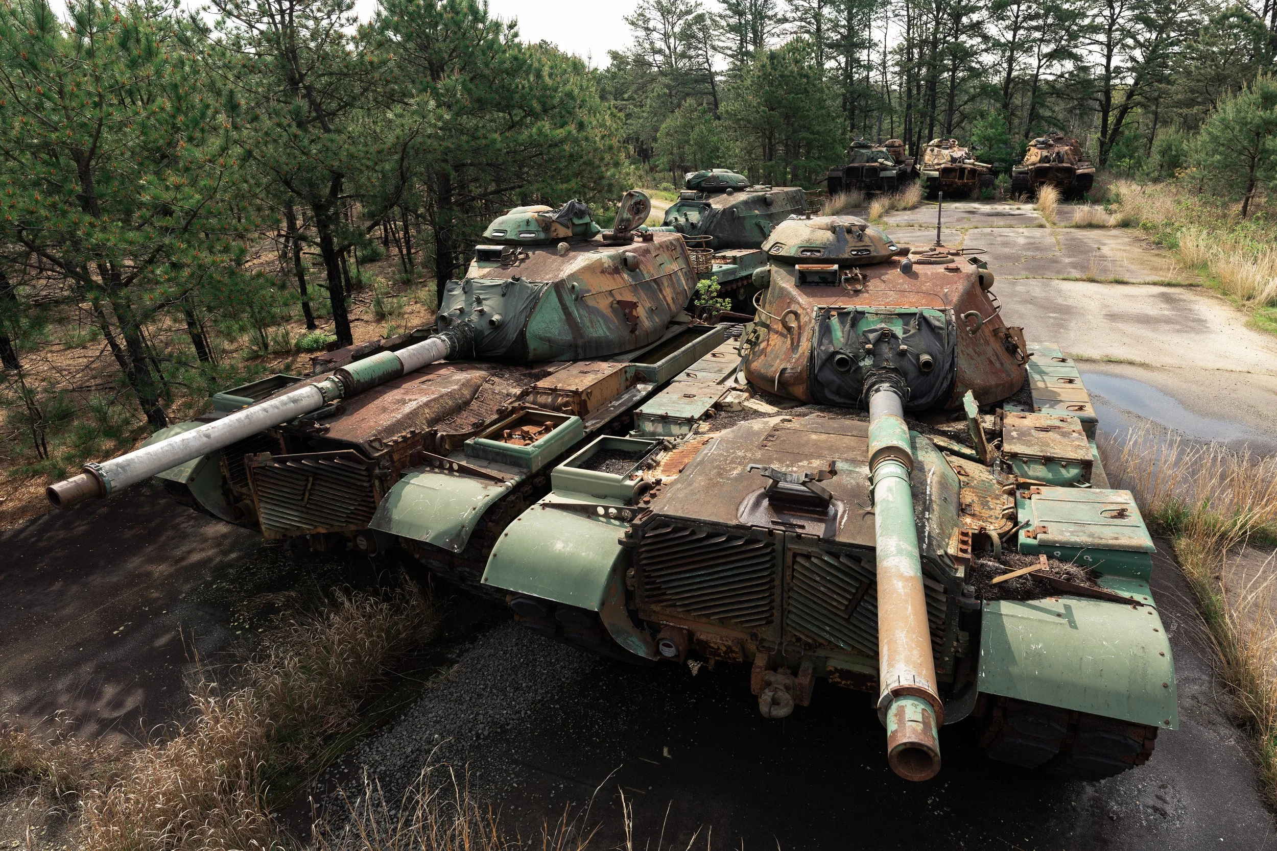 Found Abandoned Army Tanks in the Forest — Abandoned Central