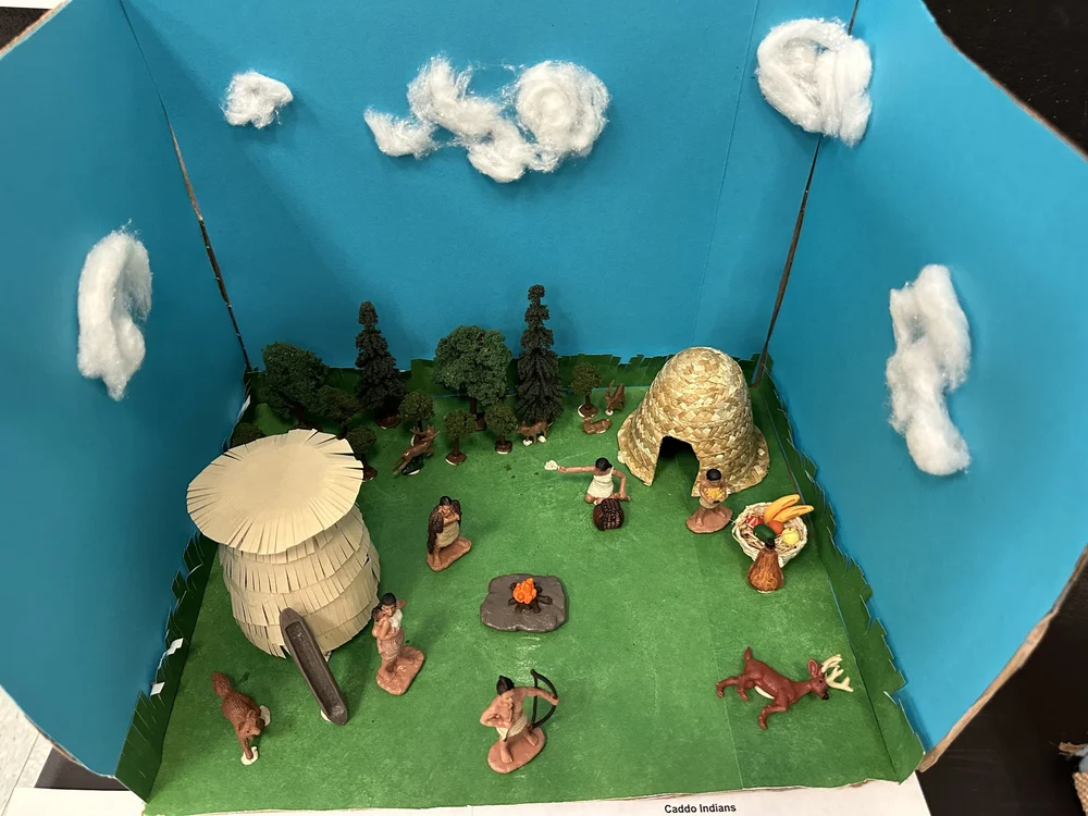 Texas Native American Dioramas — St. James Day School