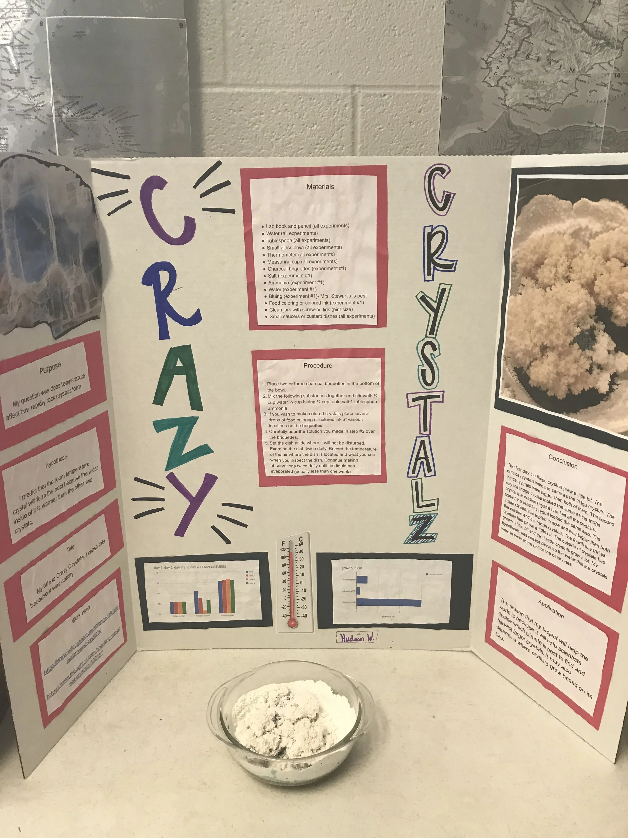 Sugar Crystals Science Fair Project