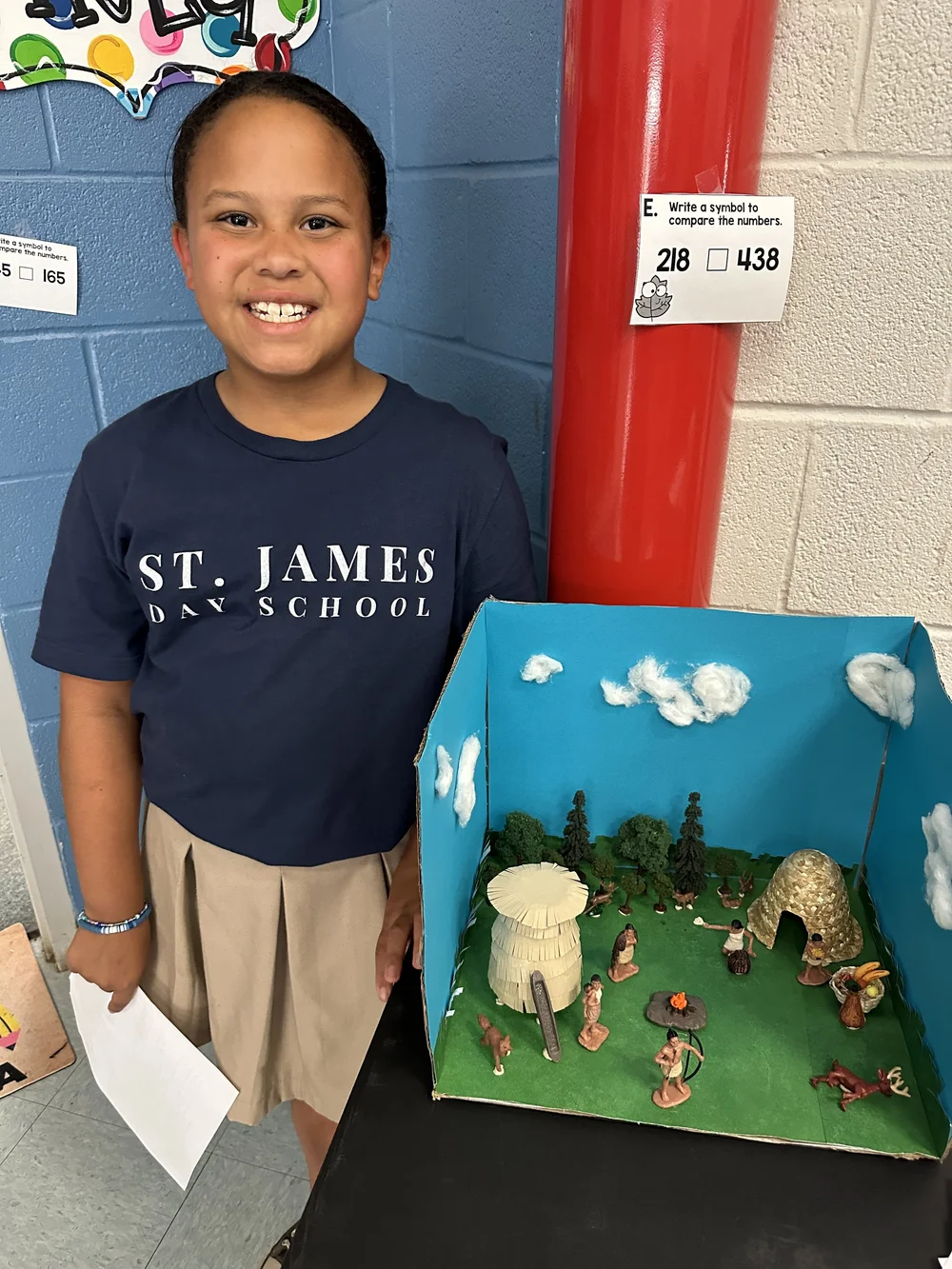 Texas Native American Dioramas — St. James Day School