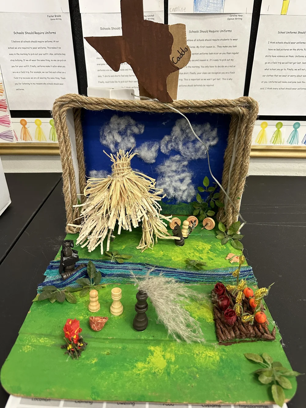 Texas Native American Dioramas — St. James Day School