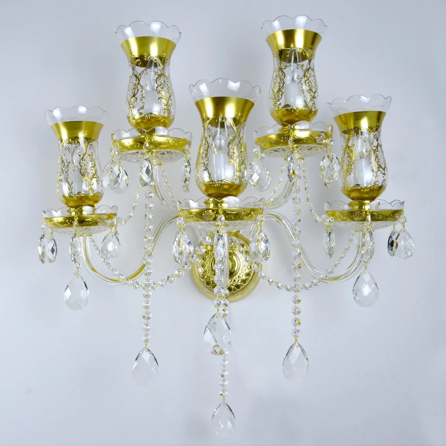 Royal Tulips Wall Light — WRANOVSKY - Bohemian Crystal Chandeliers ...