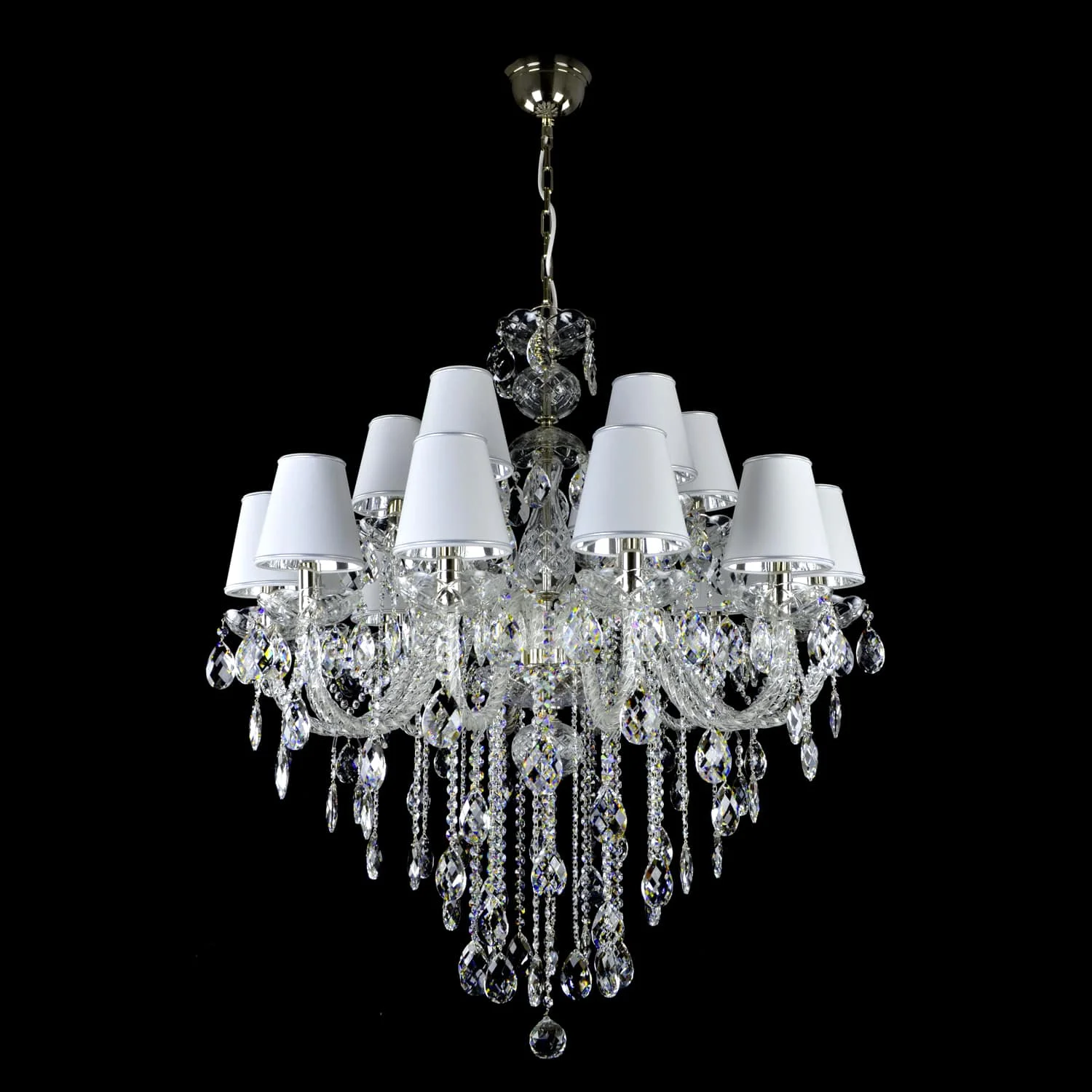 Raindrop crystal chandelier — WRANOVSKY - Bohemian Crystal Chandeliers ...