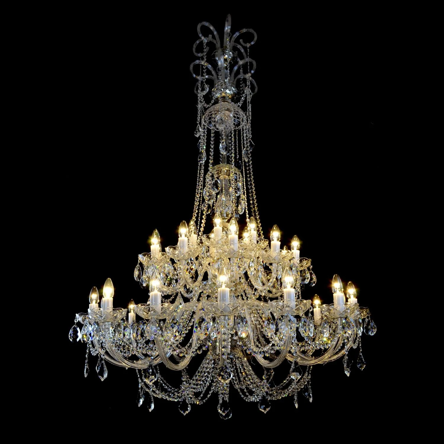 Large Crystal Chandeliers — WRANOVSKY - Bohemian Crystal Chandeliers ...
