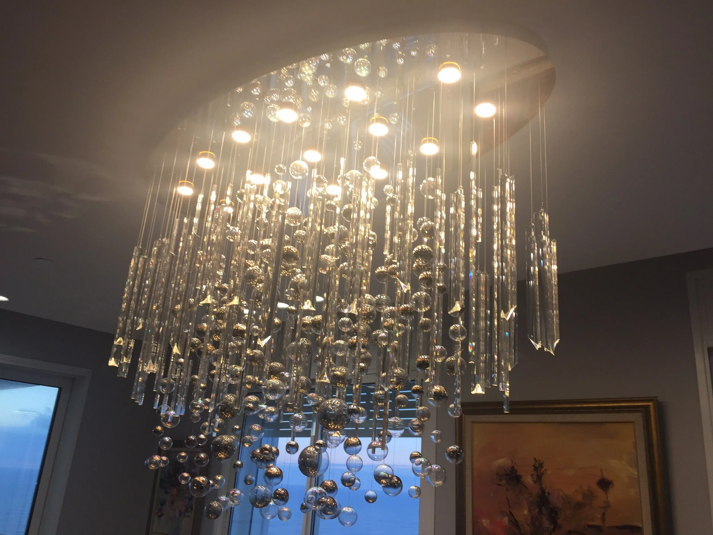 Rods & Bubbles crystal chandelier — WRANOVSKY - Bohemian Crystal ...