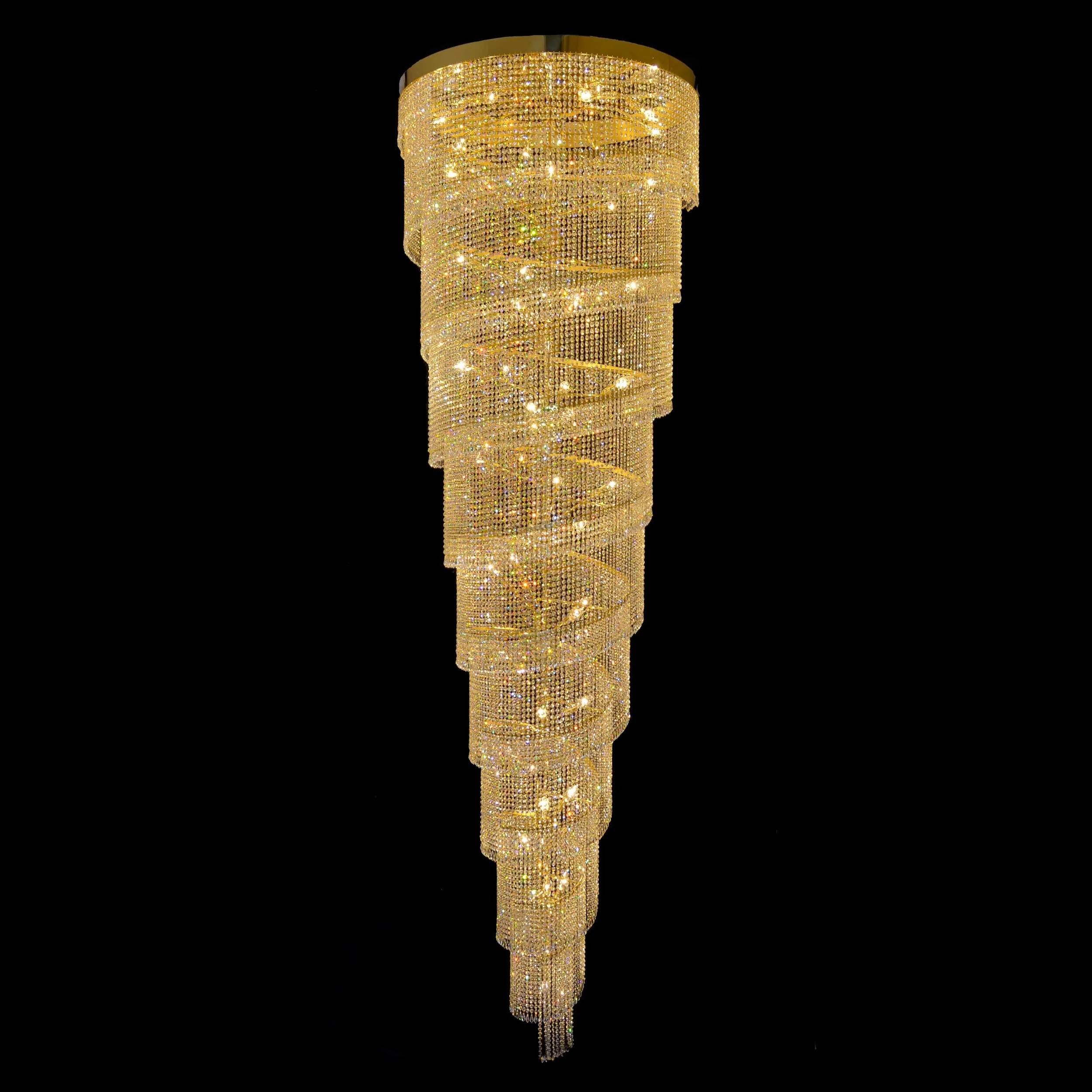 High Ceiling & Spiral Chandeliers - EVOLUCE — WRANOVSKY - Bohemian ...