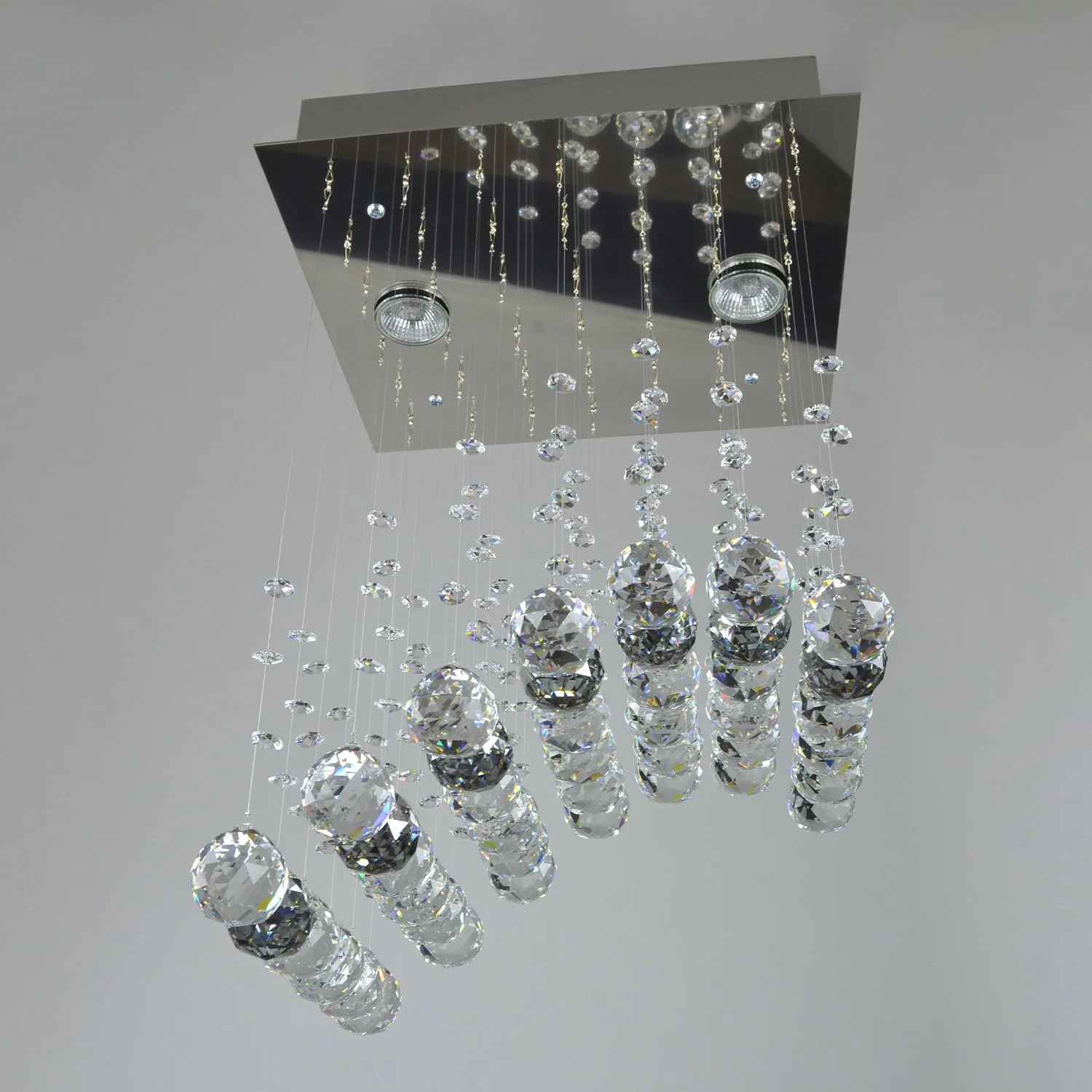 Wave crystal chandelier — WRANOVSKY - Bohemian Crystal Chandeliers ...