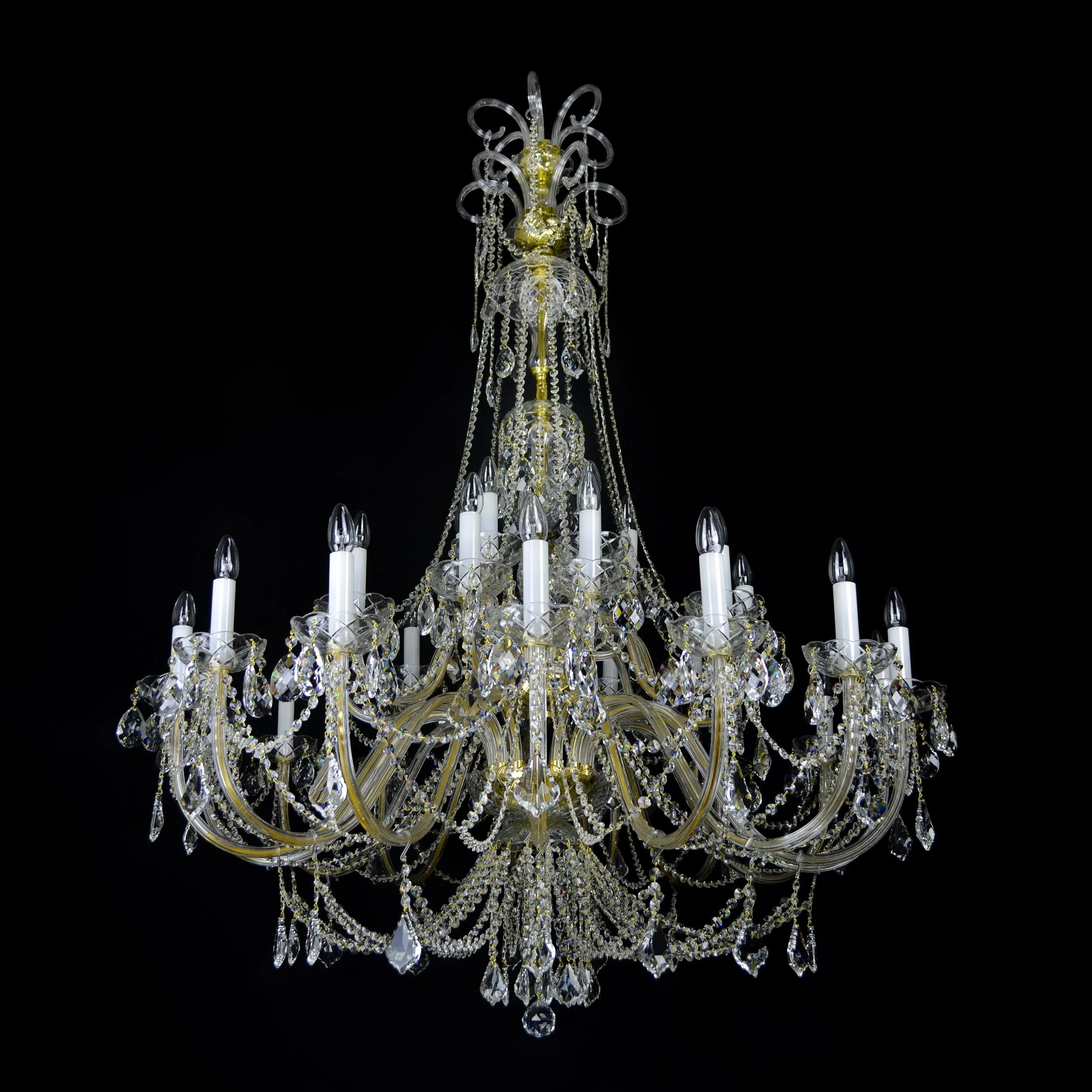 Large Crystal Chandeliers — WRANOVSKY - Bohemian Crystal Chandeliers ...