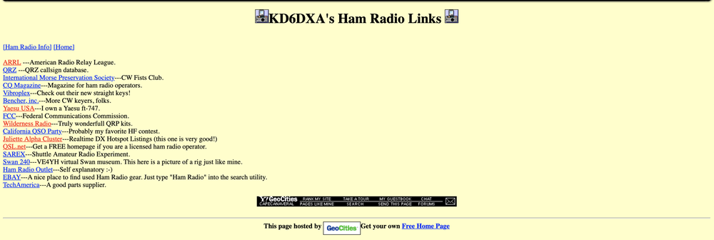 Digital Archeology: My GeoCities Website — Zachary Fruhling