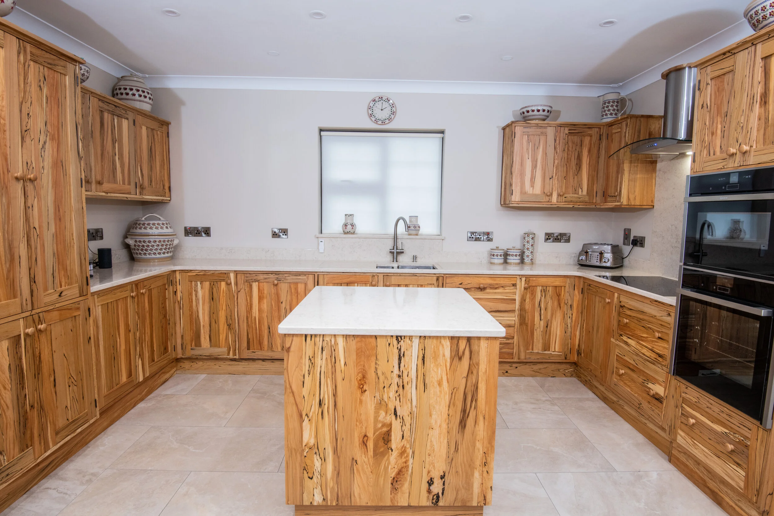 Spalted Beech kitchen — Leinster Stone