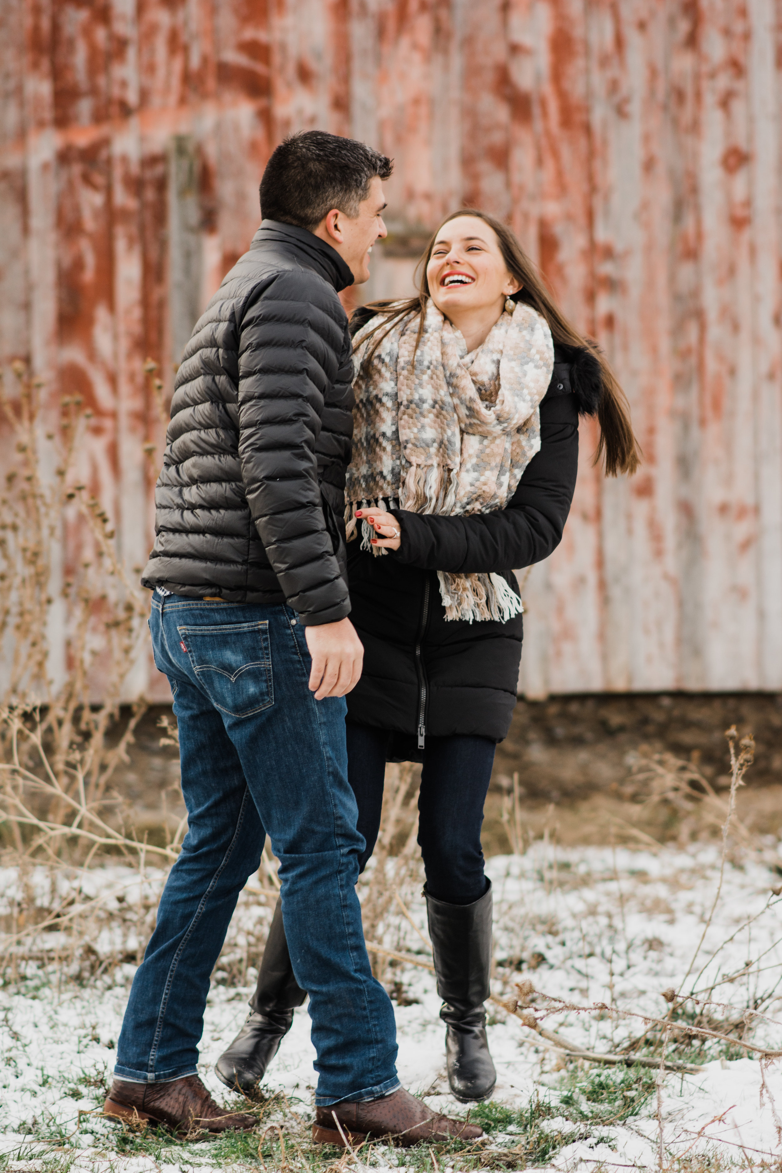 Chris & Mercedes ~ Barn Engagement — SS Photography & Design