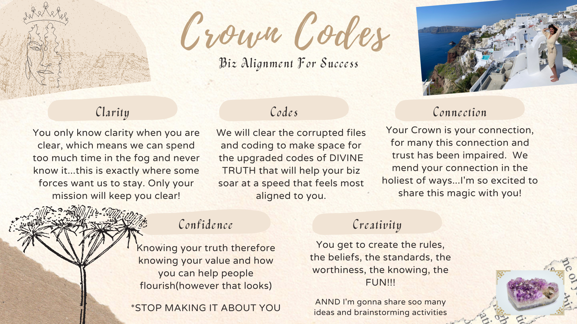 Products/Courses/mentorship — Sparkle and Shine Guidance