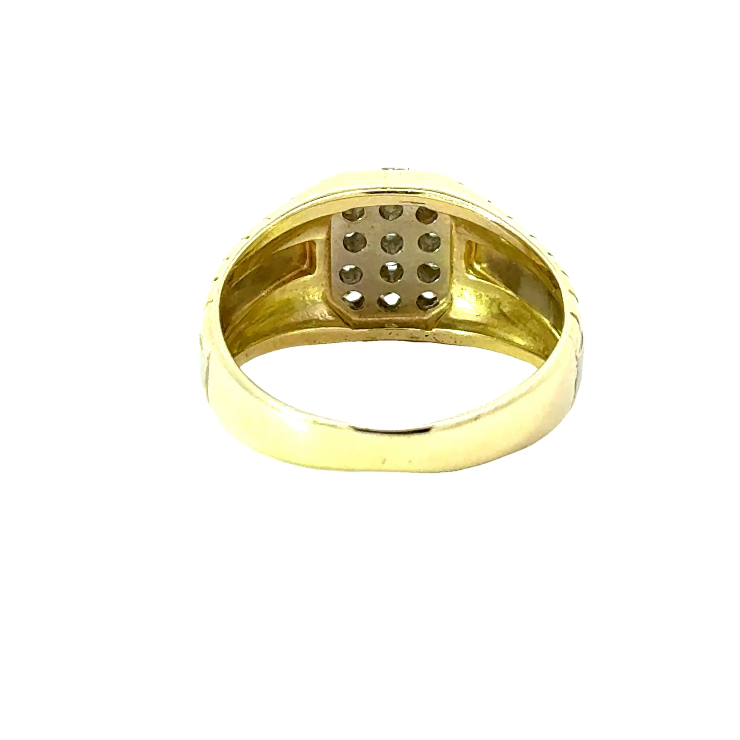 9ct Diamond Set Signet Ring - 0.33cts — Rex Johnson & Sons