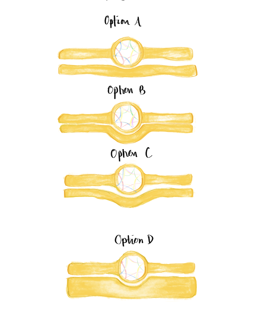 Where can I find a bespoke shaped wedding ring to fit with my ...