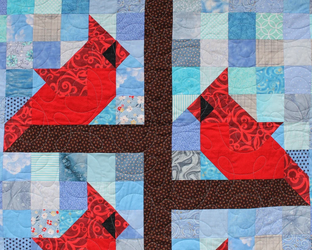 Cardinals - A Finished Quilt — Katie Mae Quilts