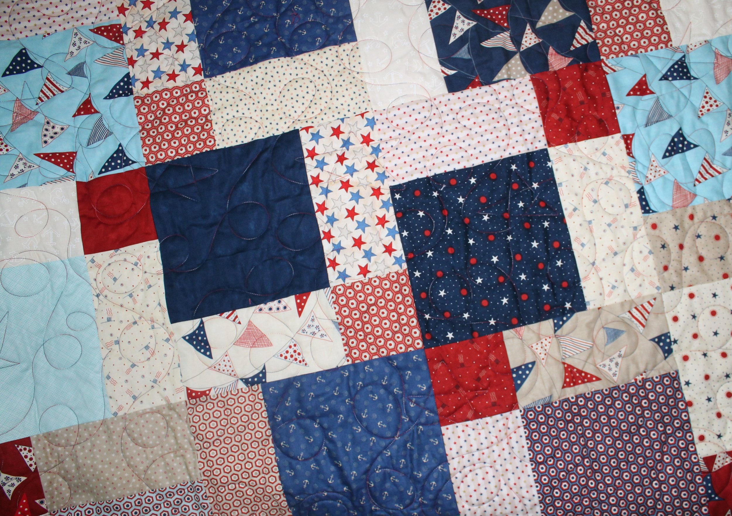 Honor, Courage, Commitment - A Finished Quilt — Katie Mae Quilts
