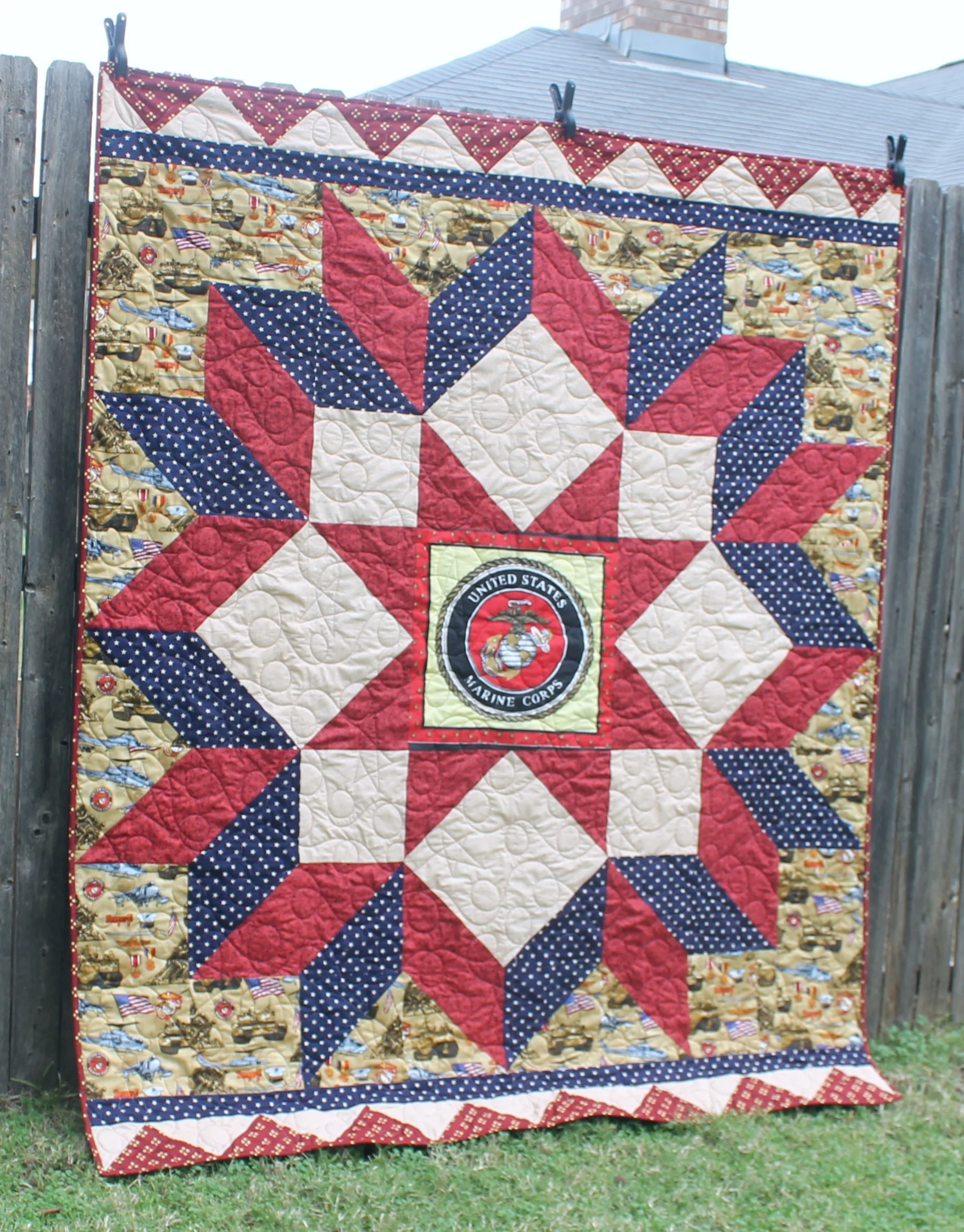 Army Star Quilt Pattern