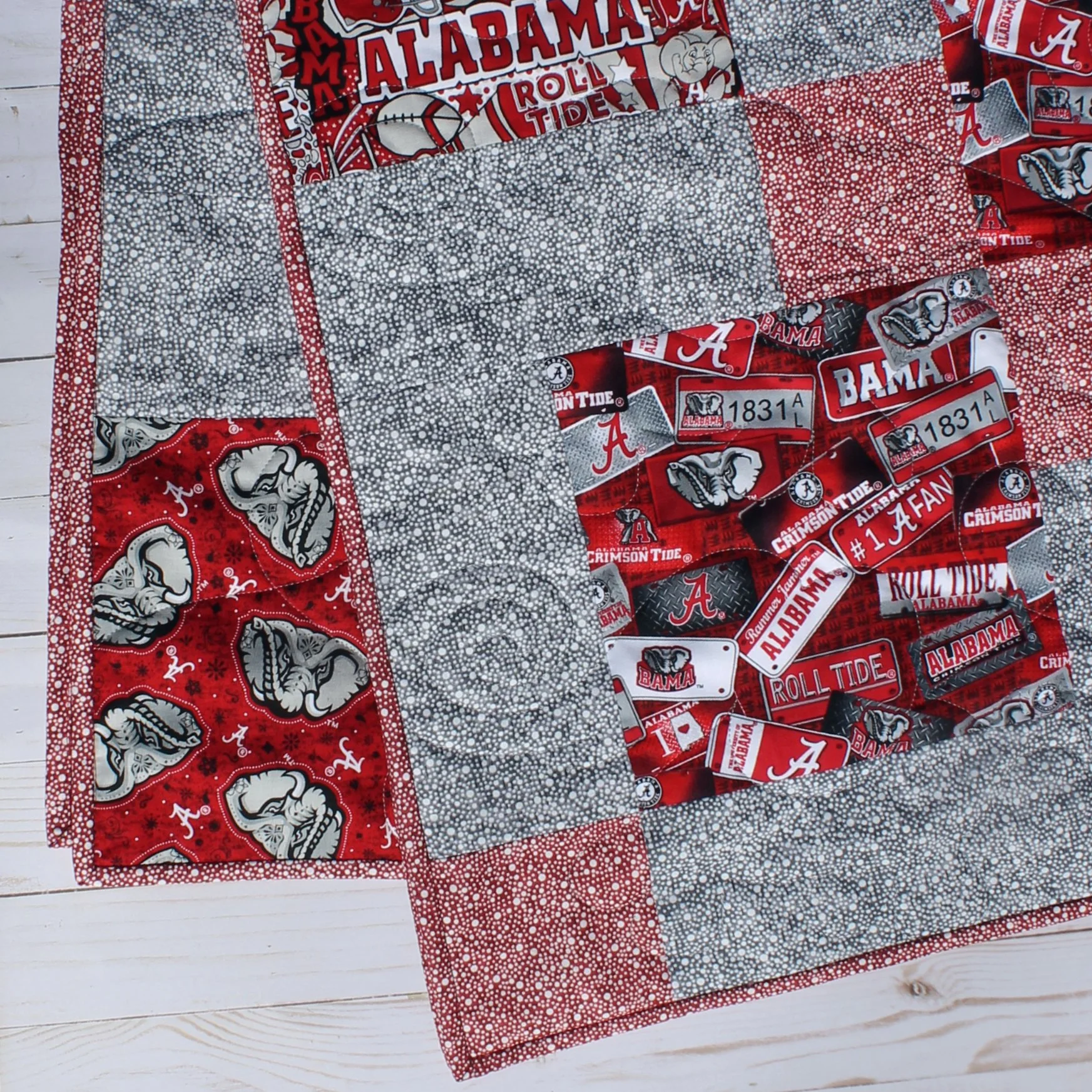 Roll Tide - a Finished Quilt! — Katie Mae Quilts