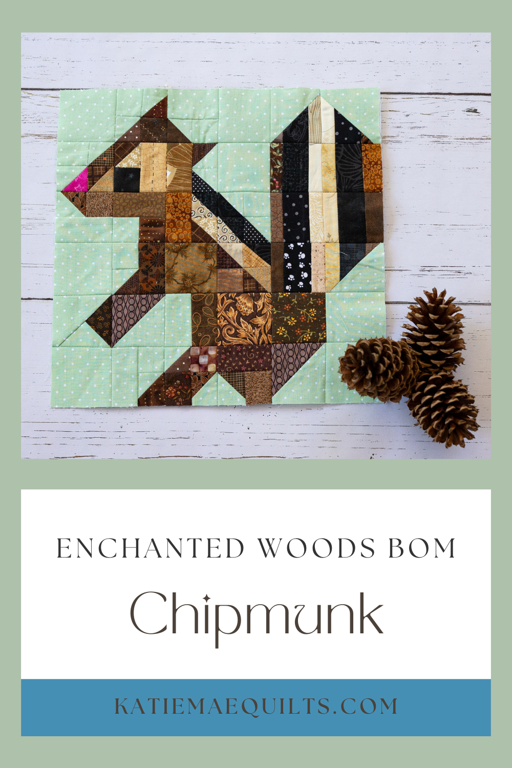 BOMs Away - Enchanted Woods Chipmunk — Katie Mae Quilts