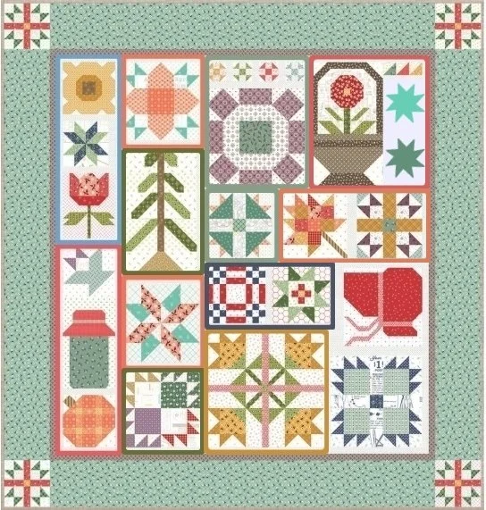 BOMs Away - Prairie Home Sampler — Katie Mae Quilts