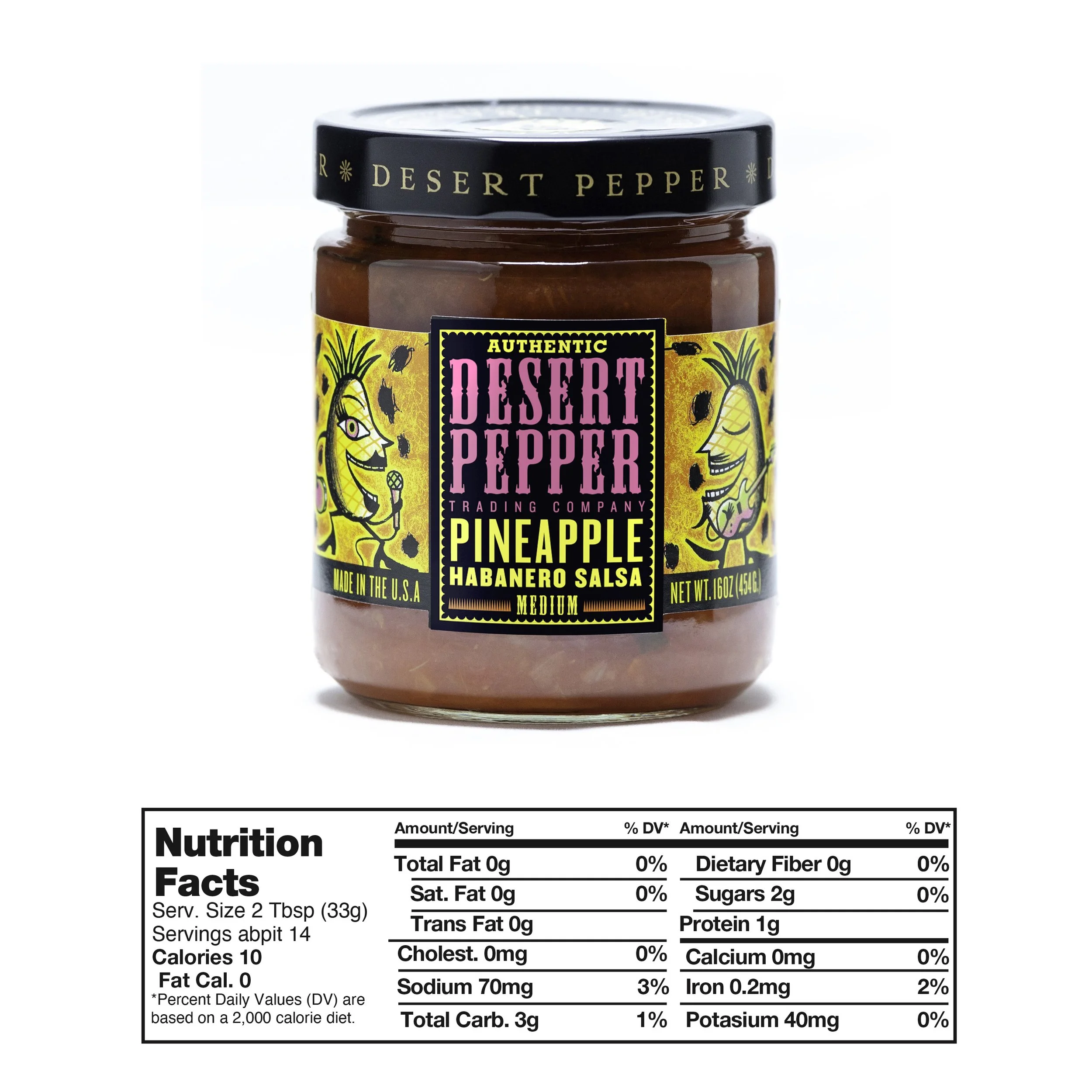 NUTRITION INFO — Desert Pepper Trading Company