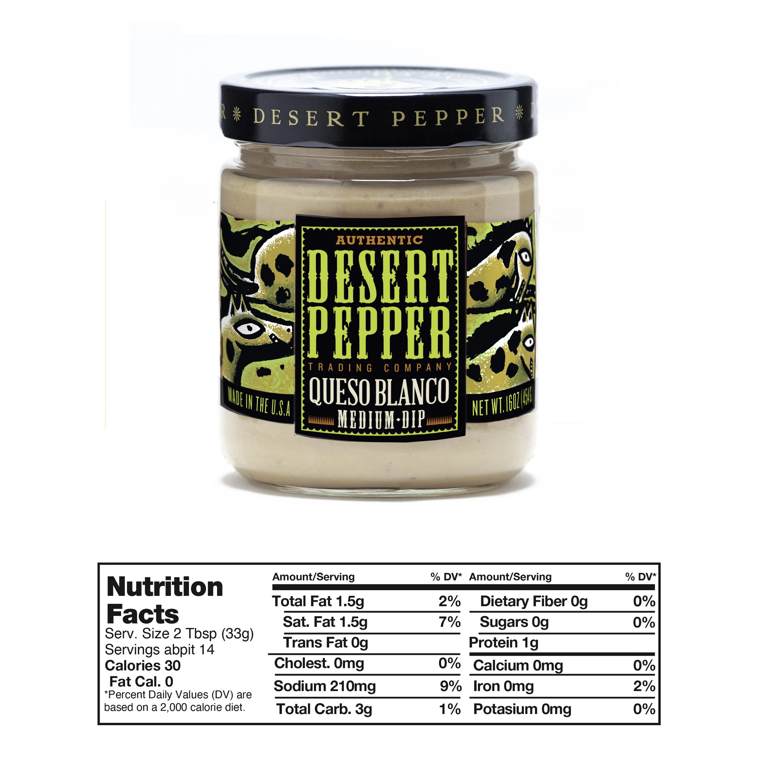 NUTRITION INFO — Desert Pepper Trading Company