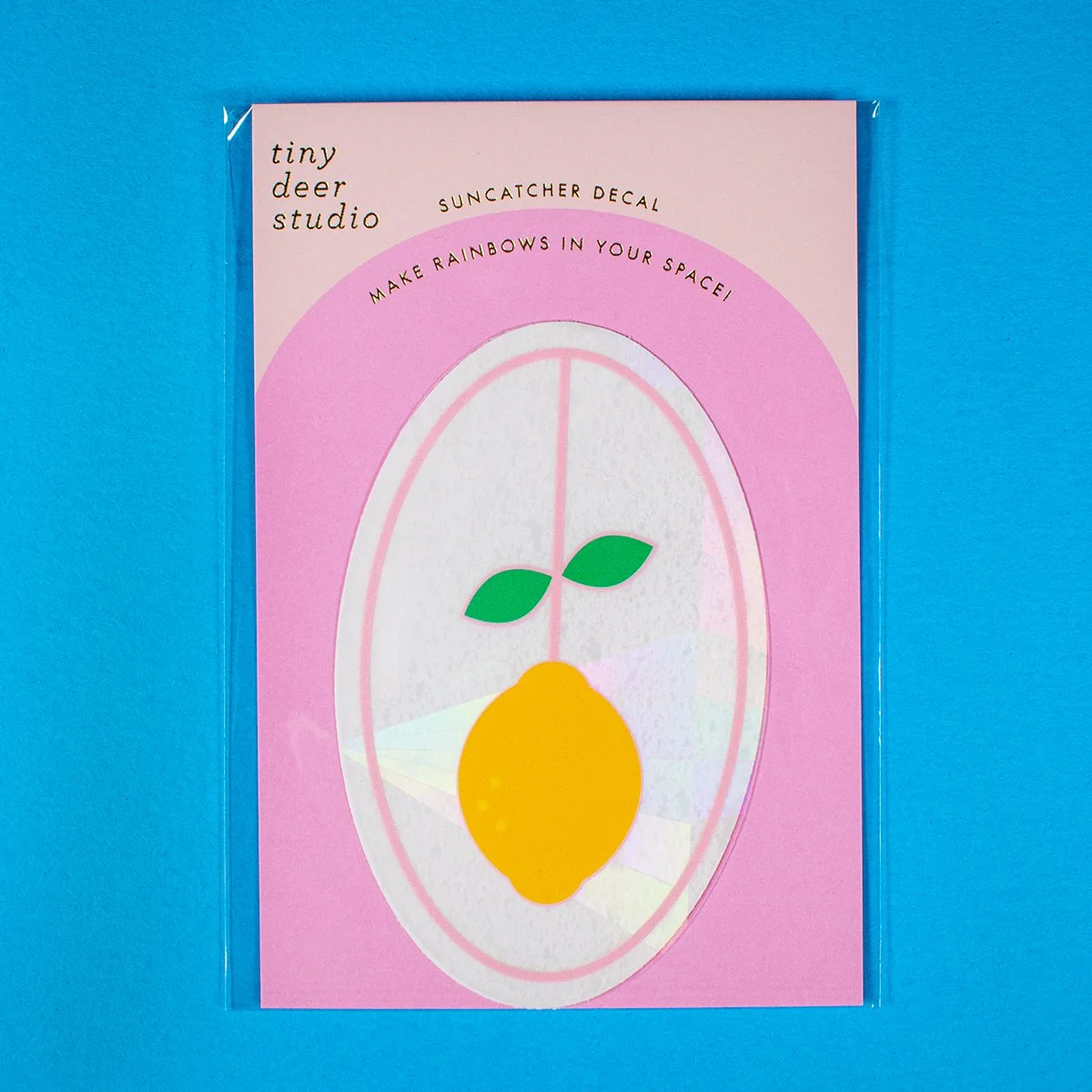Lemon Sun Catcher Decal — Tiny Showcase