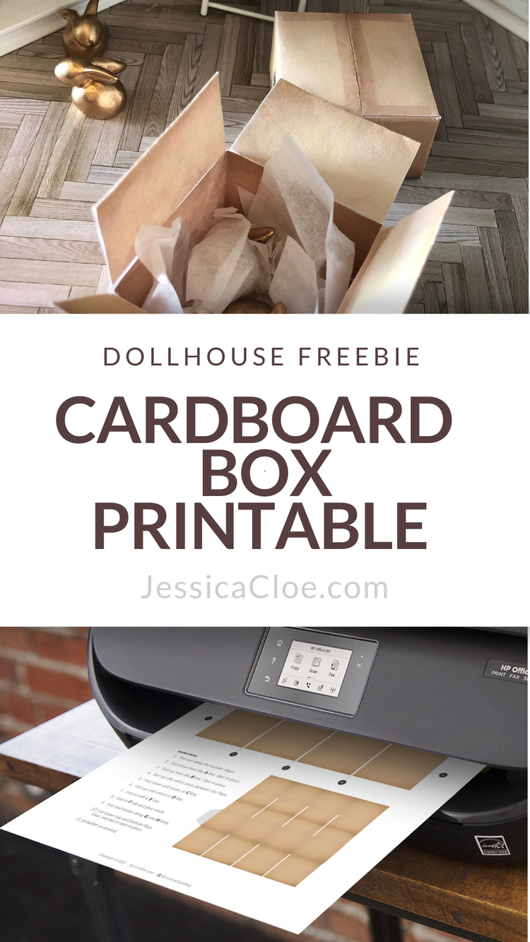 Cardboard Box Printable — Jessica Cloe Miniatures