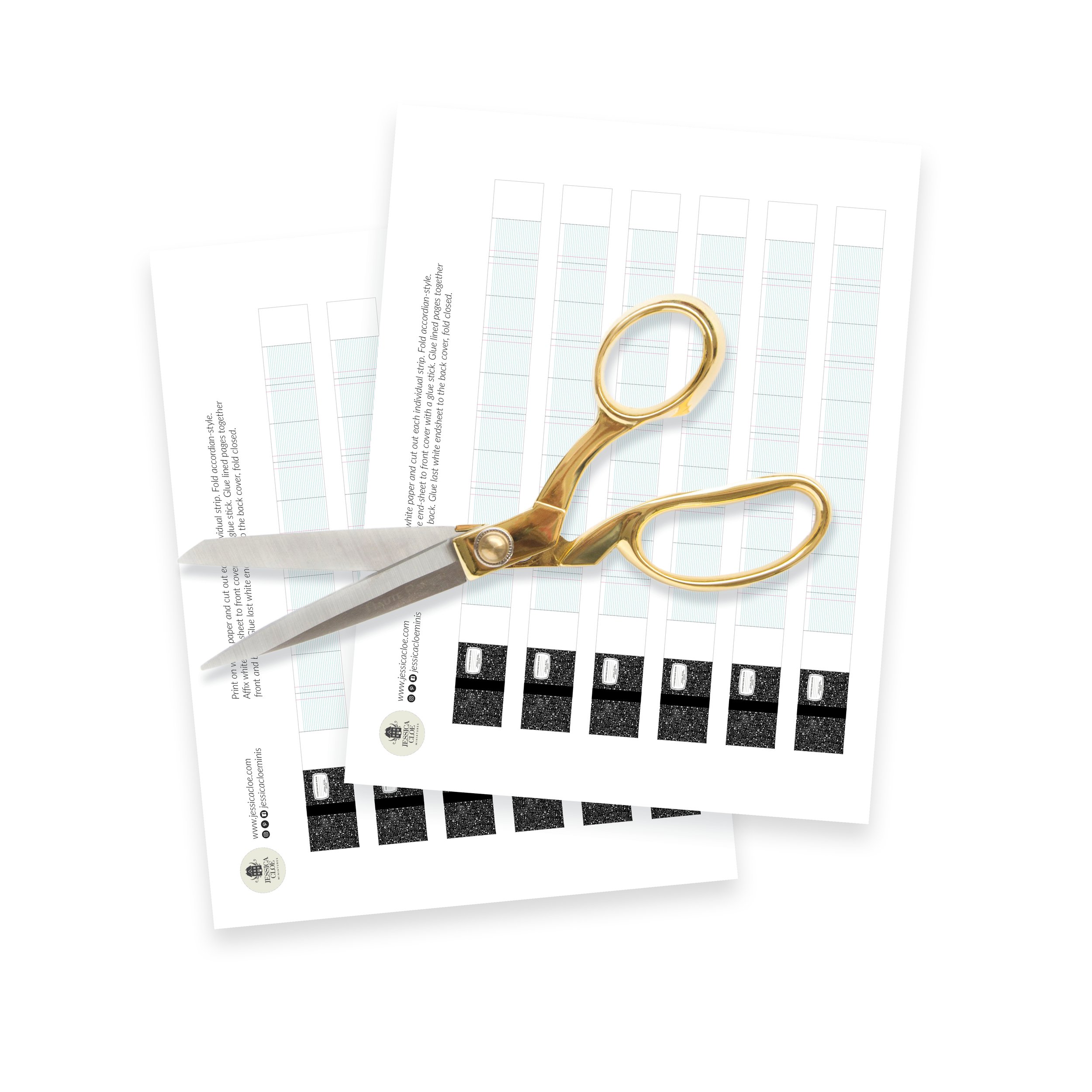 Composition Notebook Printable — Jessica Cloe Miniatures