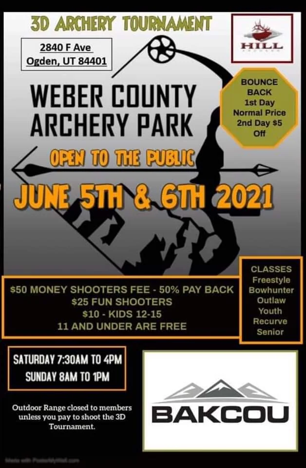 3D Hosted by Hill Archers @ Weber County Archery Park — Utah Archery ...