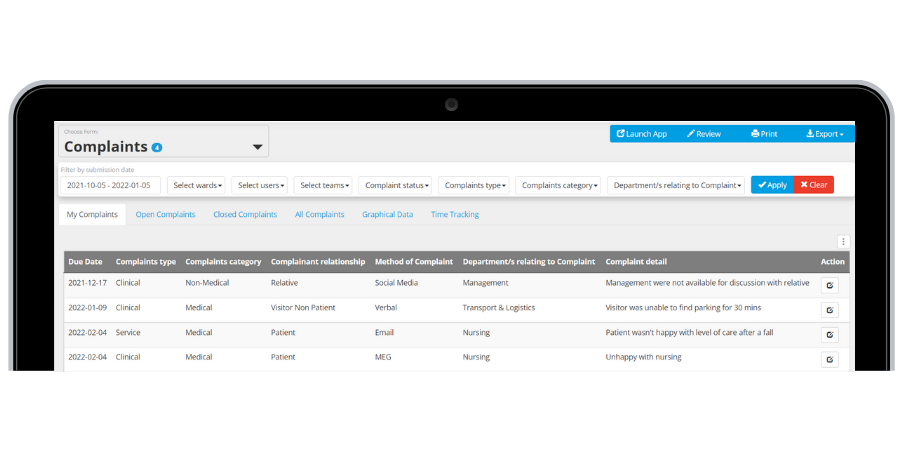 Complaint Management for Healthcare | MEG QMS — MEG