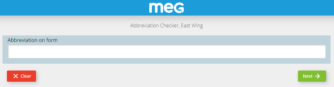 MEG's Abbreviation Checker - New Audit Tool — MEG