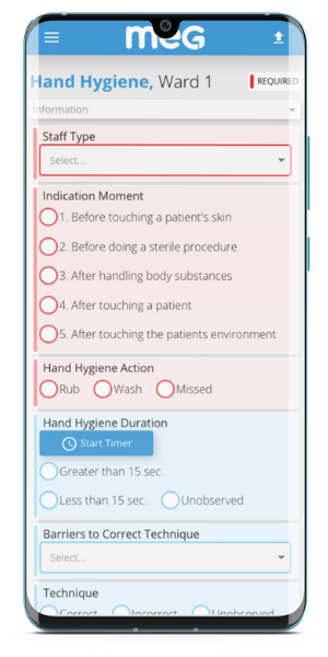 Hand Hygiene Audit Tool | Audits & Inspection Module — MEG