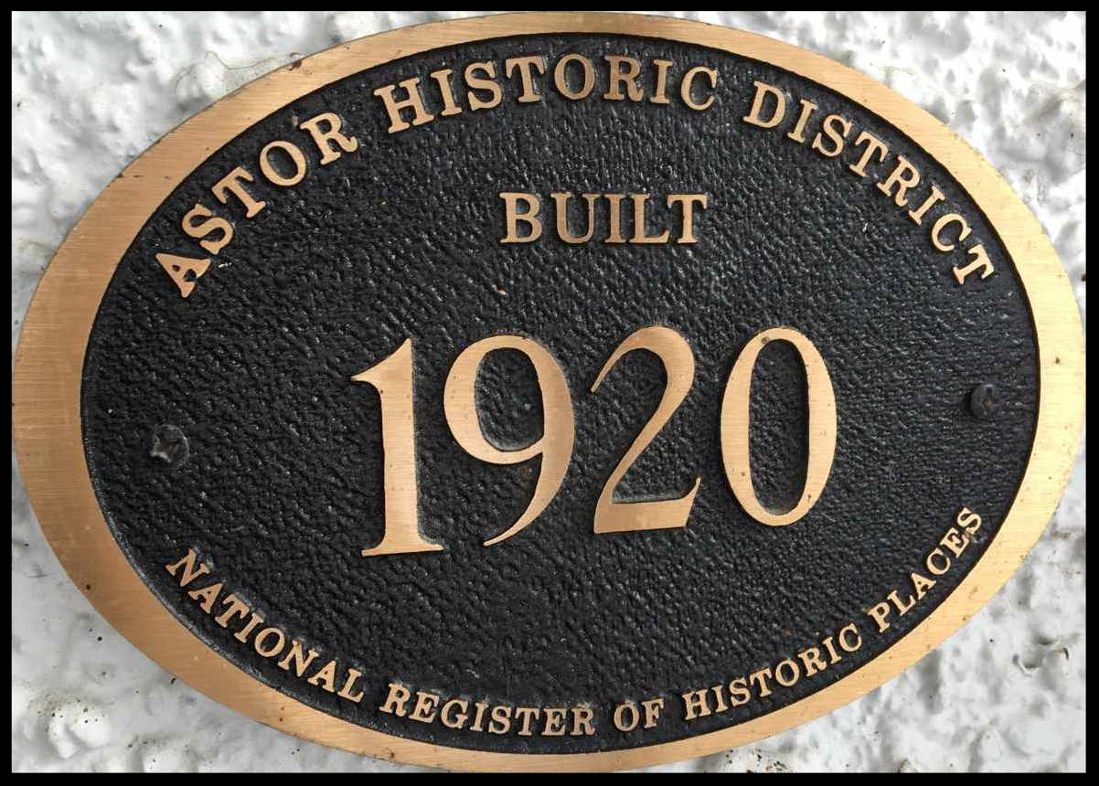 Historic Plaques — Astor Neighborhood Association