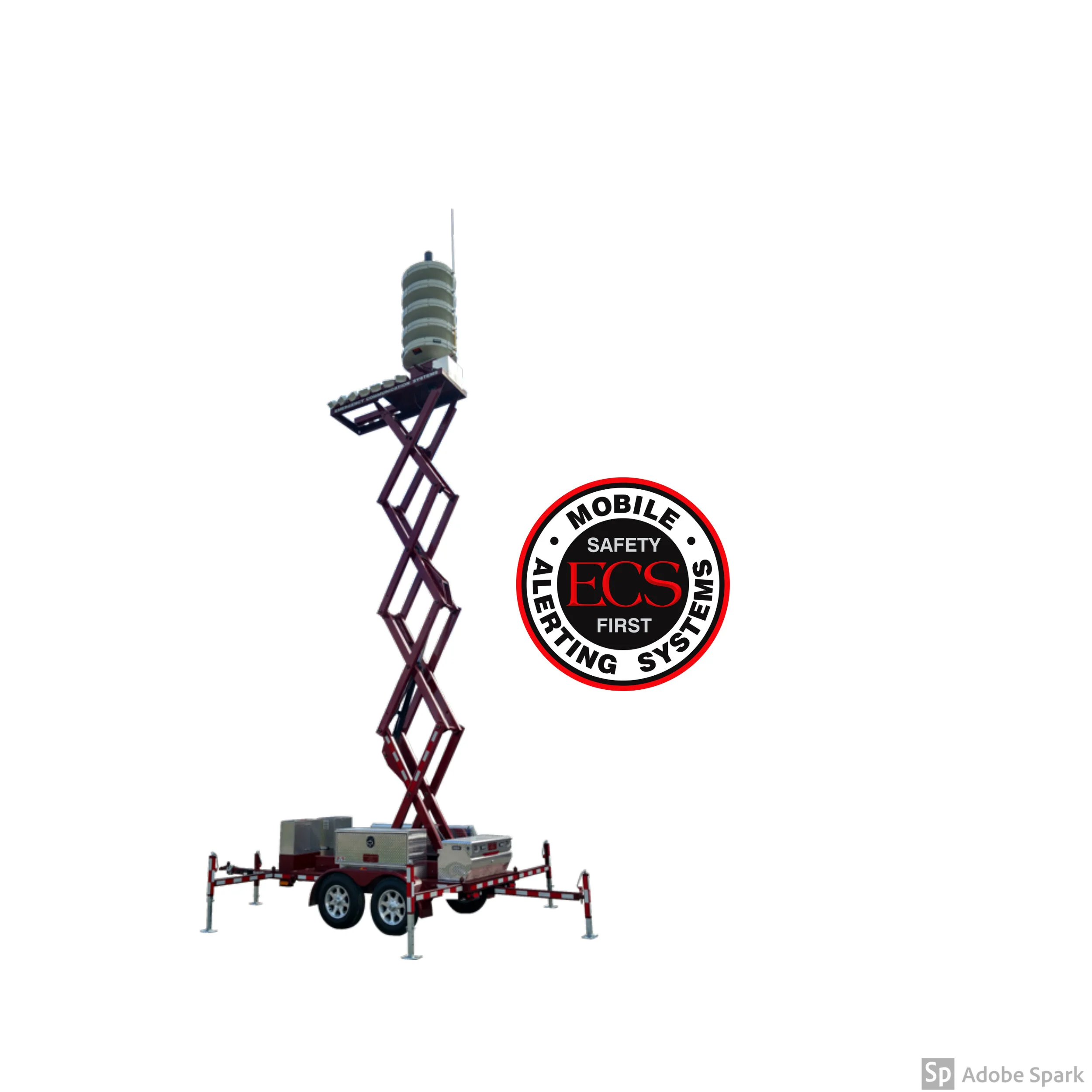 ECS-5 Rapid Deployment Trailer- ECS Mobile Alerting Systems LLC ...