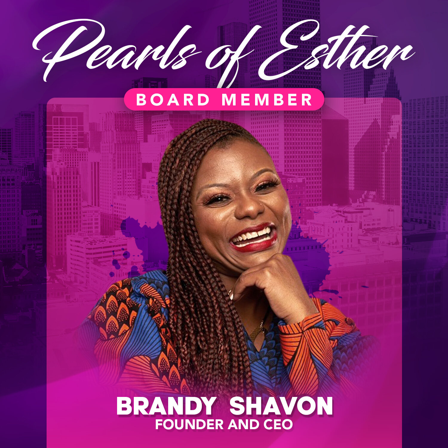 Our Founder/Team — Pearls of Esther, Inc.