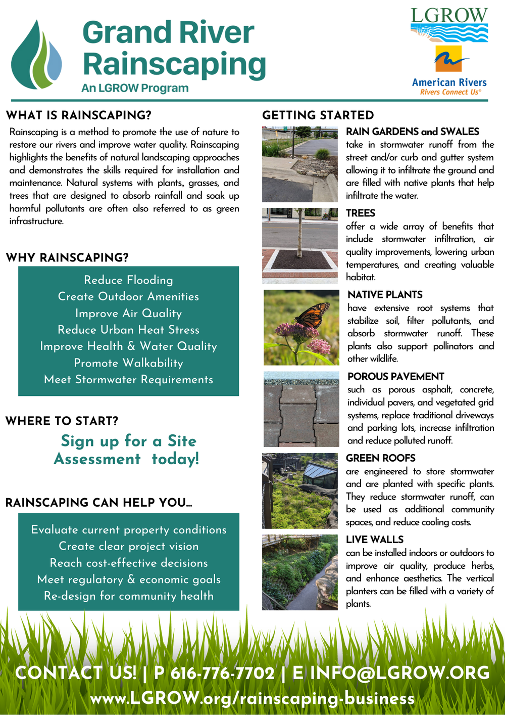 Lower Grand River Organization of Watersheds Rainscaping for Business
