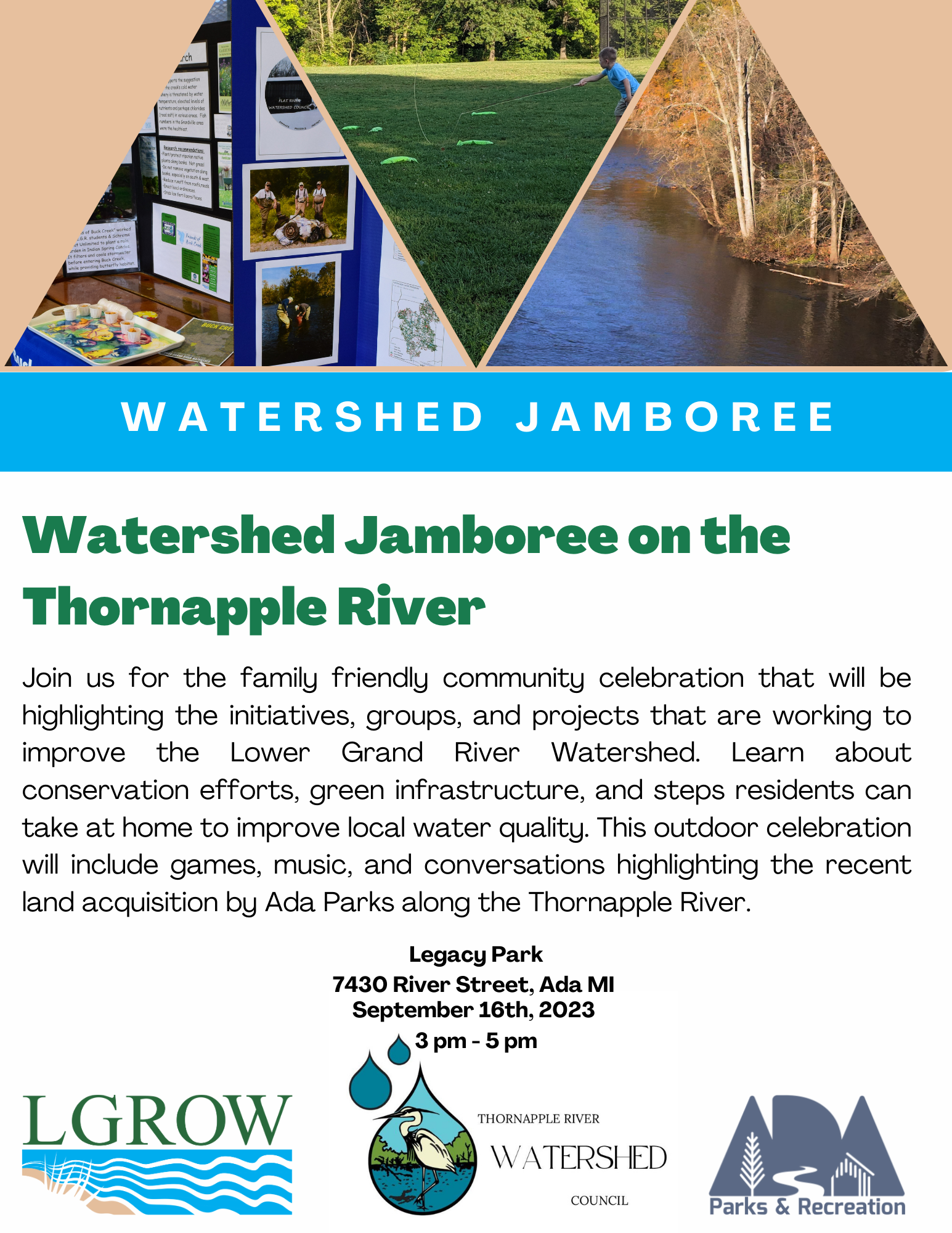 Lower Grand River Organization of Watersheds LGROW Subwatershed Jamboree