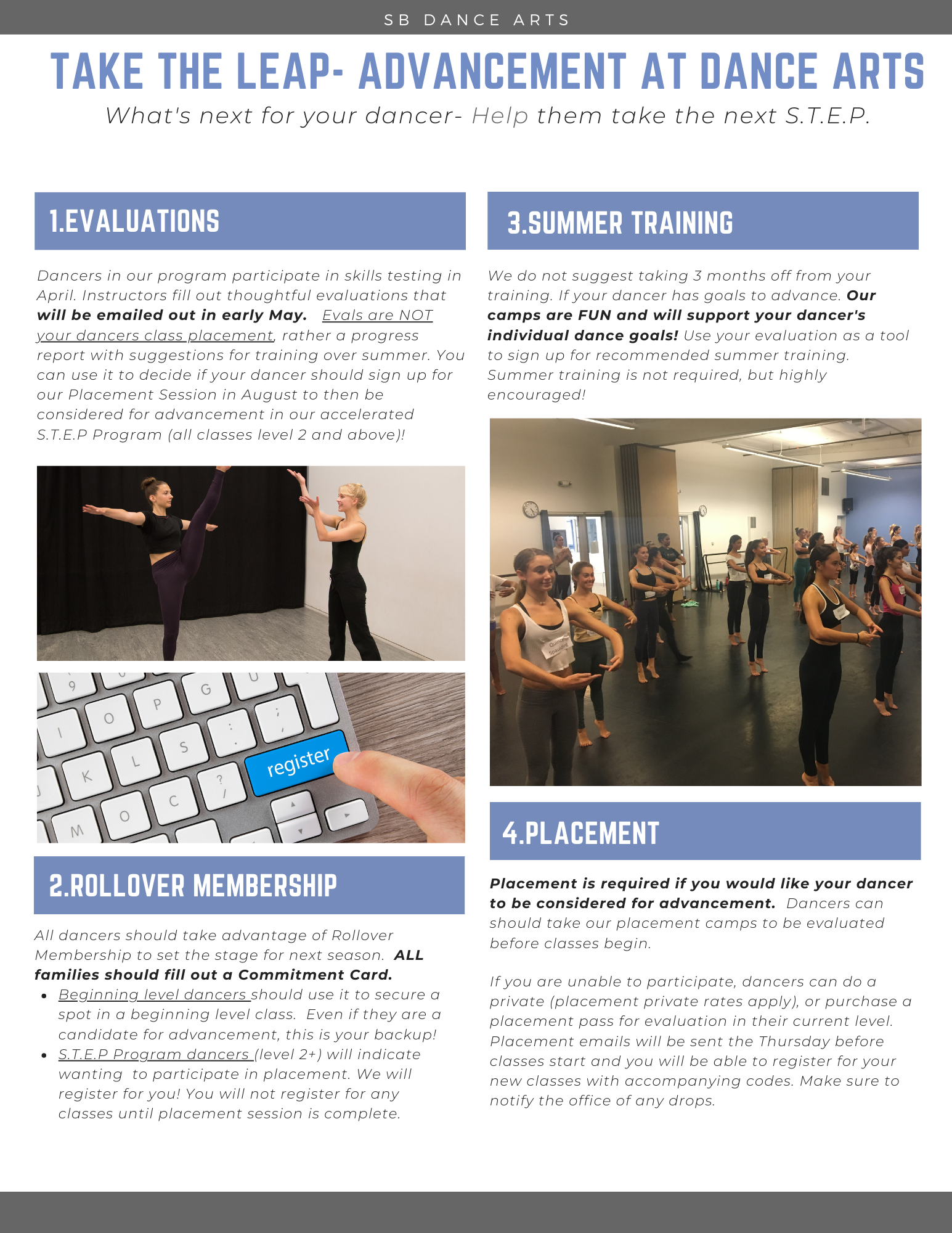 STEP Pre-Placement Dance — Santa Barbara Dance Arts
