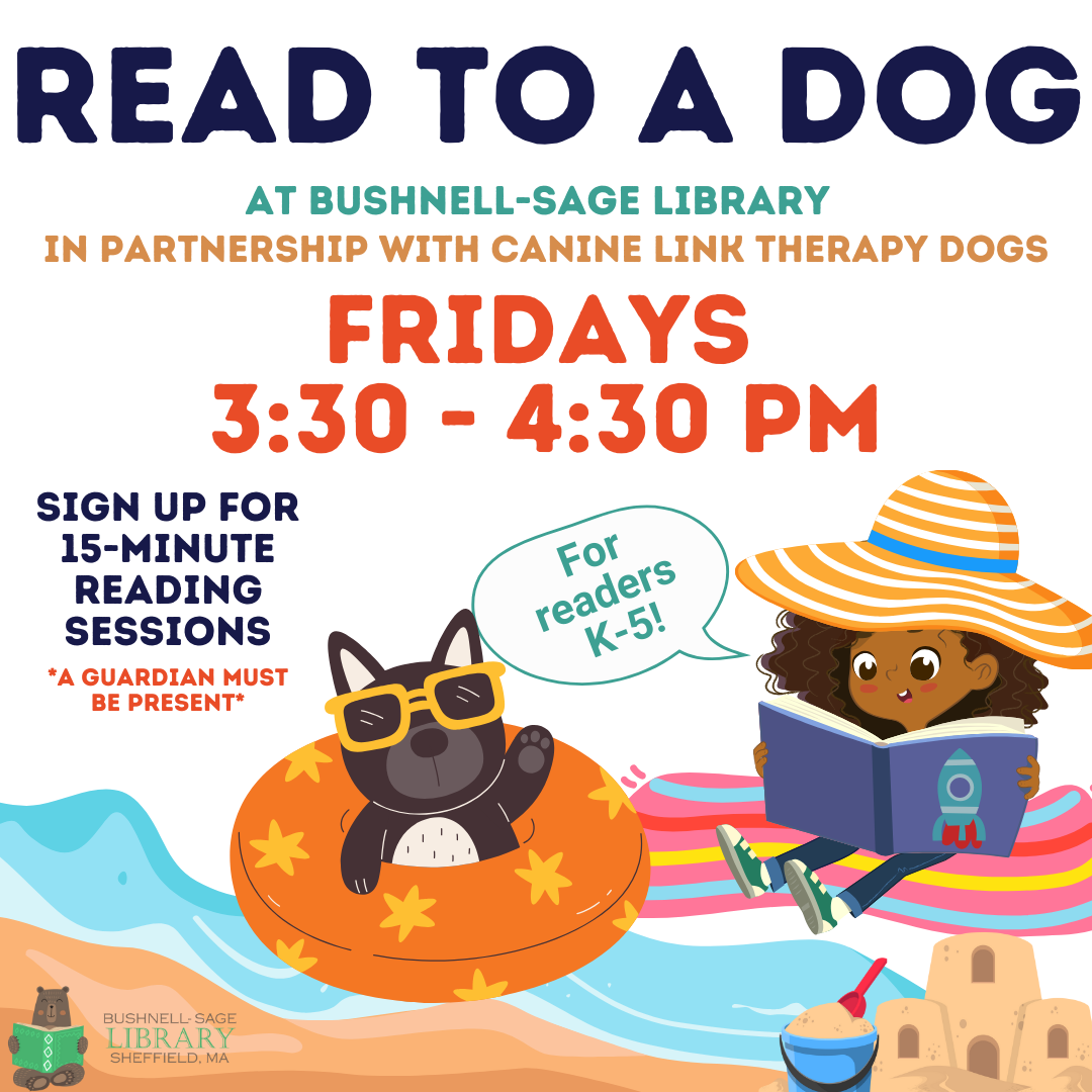 Read to a Dog — Bushnell-Sage Library