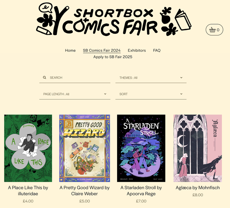 short 2024 shortbox comics fair reviews — Mili St. John