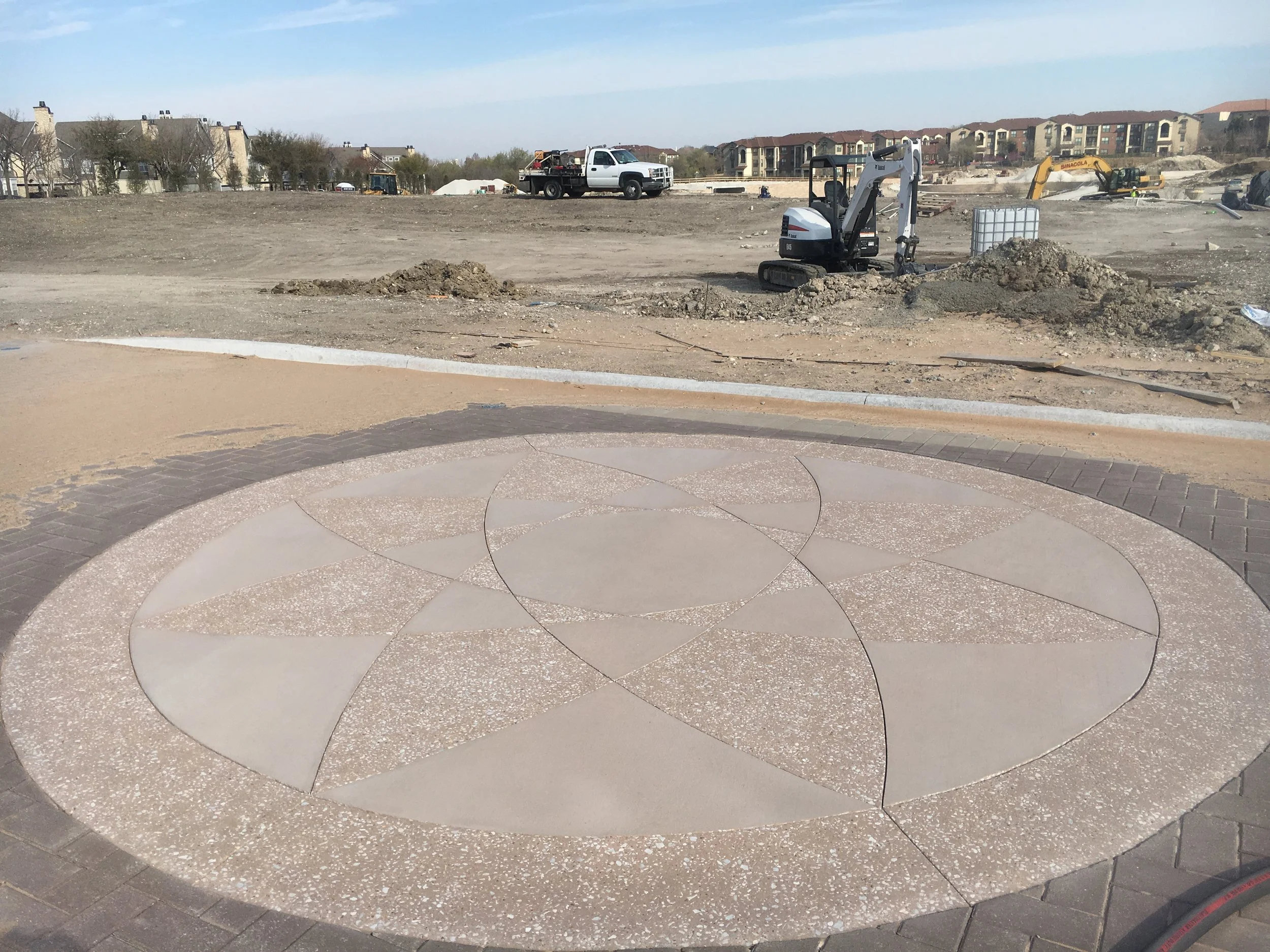 Decorative Concrete Sandblasting - Dallas/Fort Worth Metroplex