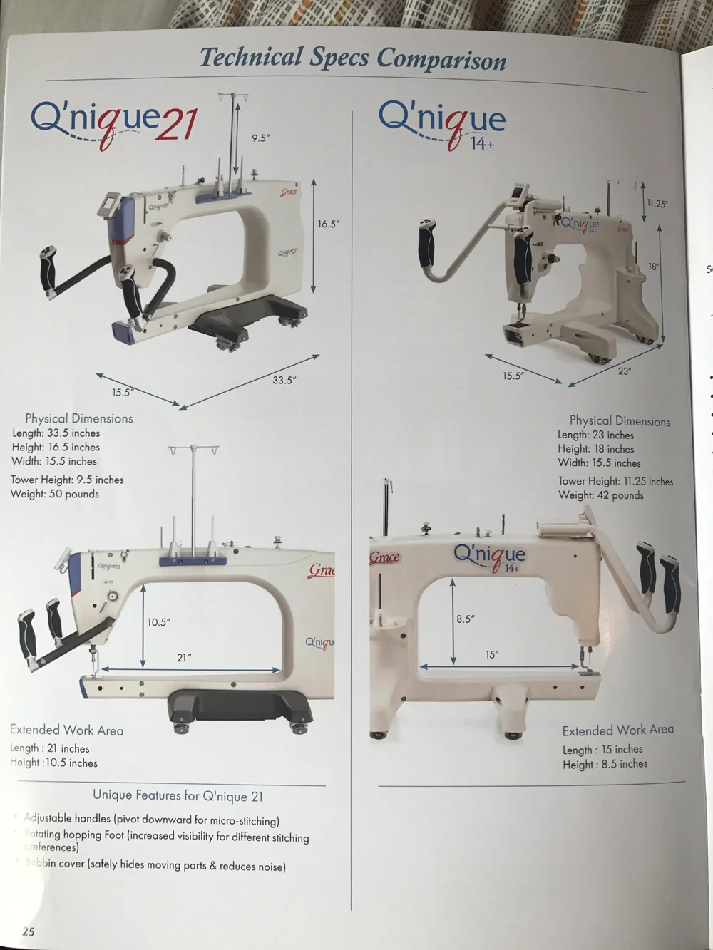 Longarm Machine Comparison — Doodle Quilting Studio