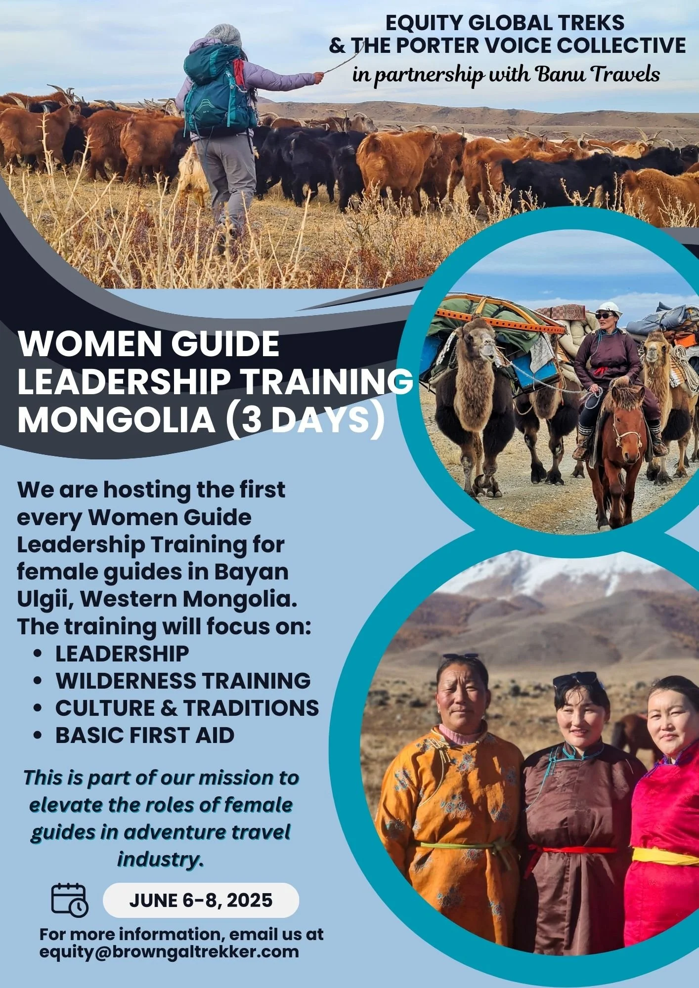 Women Guide Leadership Training (Mongolia) — Brown Gal Trekker