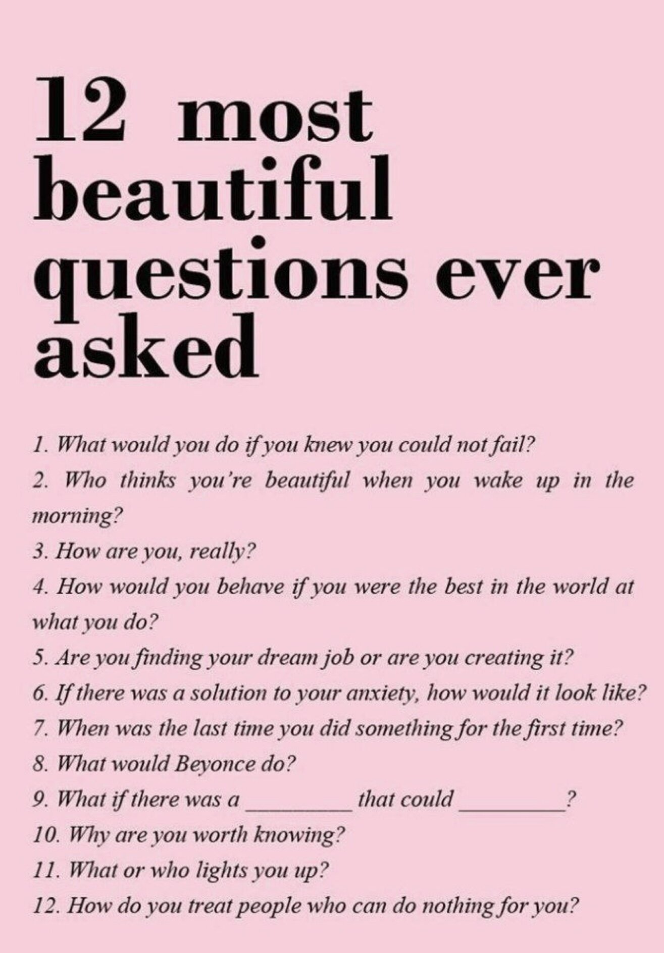 12 most beautiful questions ever asked — Change Counseling