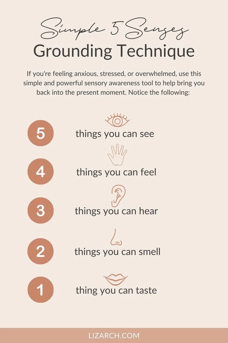 Simple 5 Senses Grounding Technique — Change Counseling