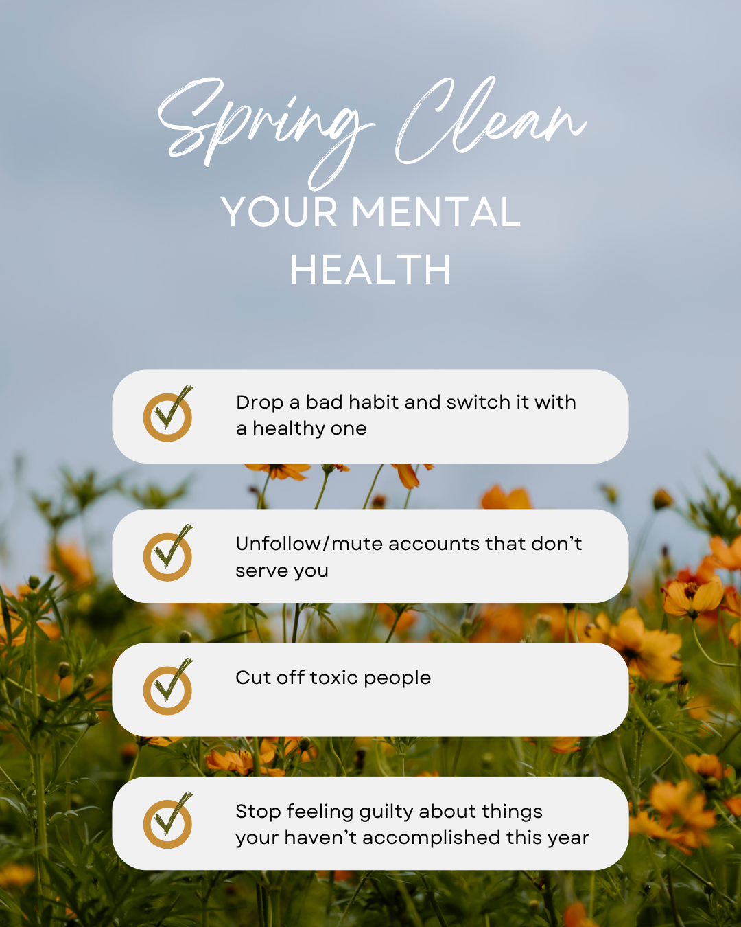 Spring Cleaning — Change Counseling