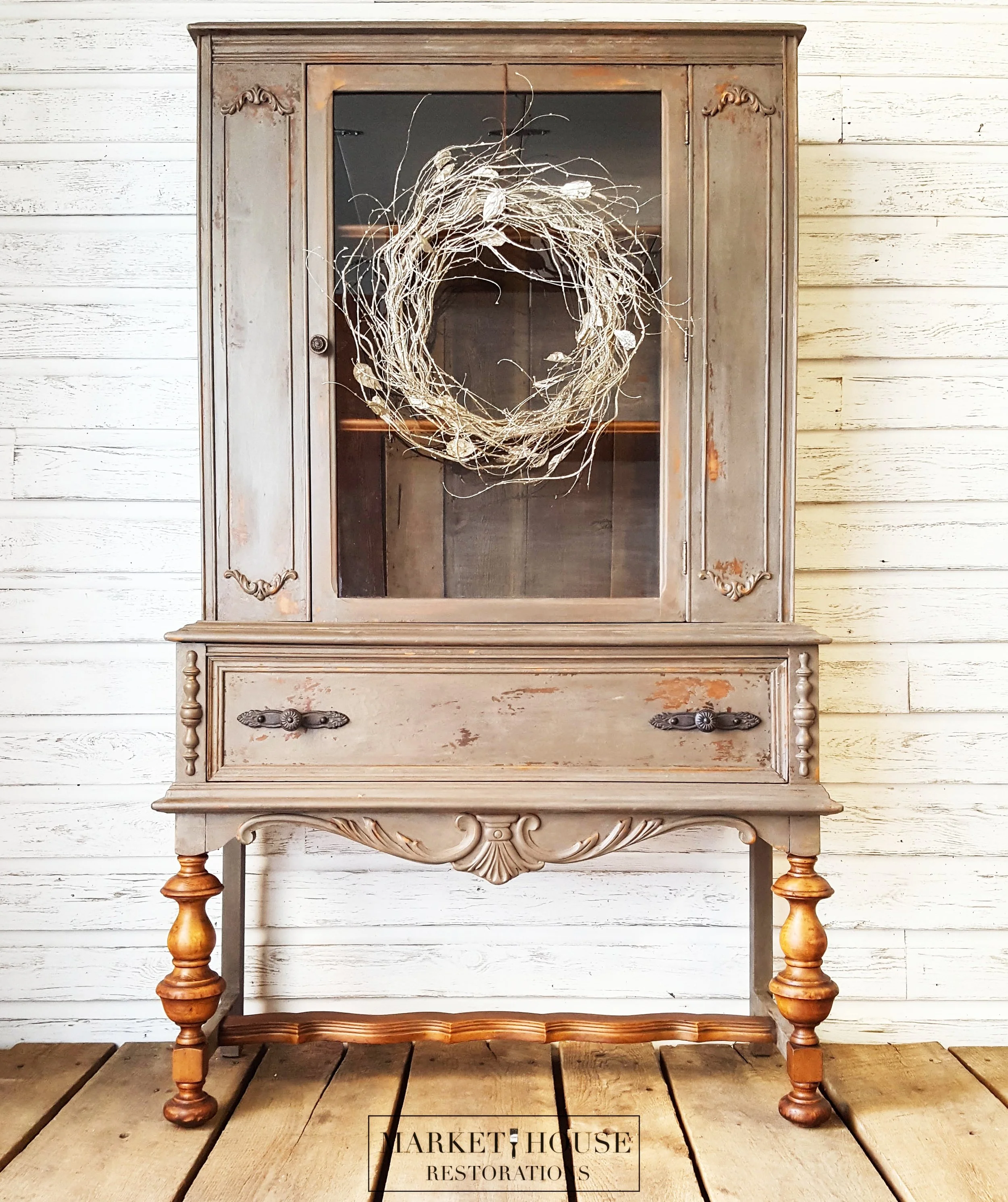 SOLD Chippy China Hutch — Market House Restorations